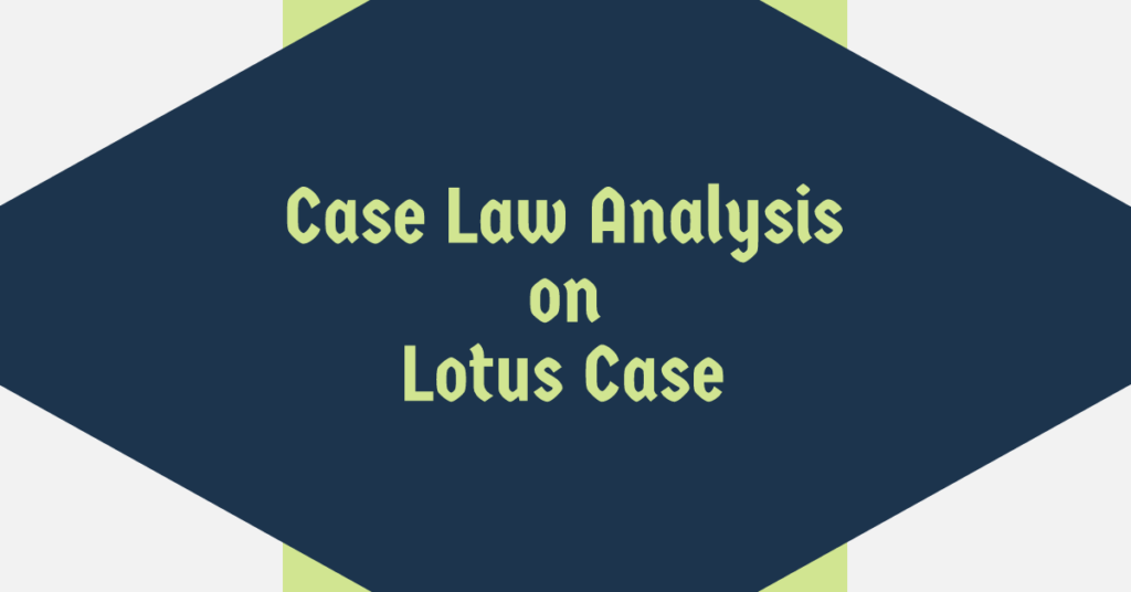 Case Law Analysis of “The Lotus Case” - NILS Bangladesh